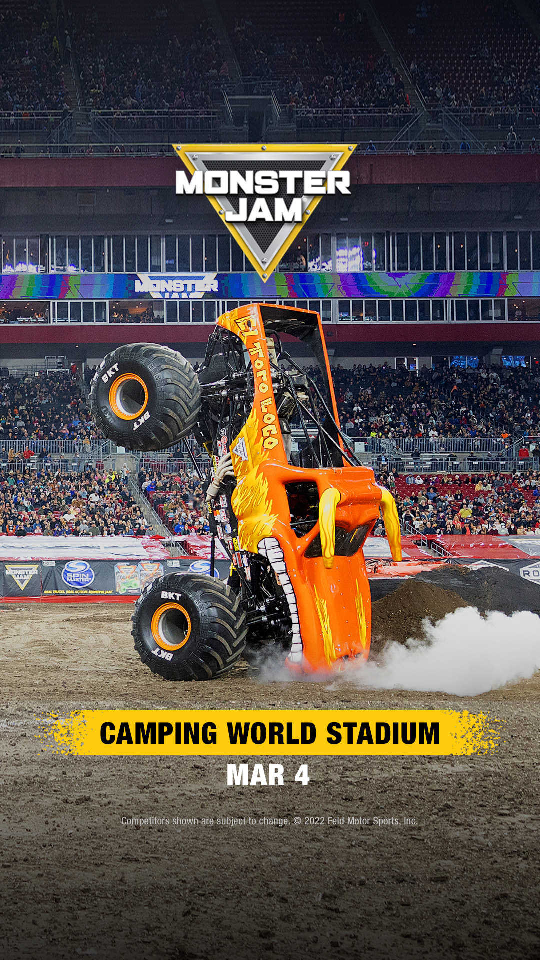 Monster Jam- March 4 in Orlando! Special discount code for our readers ...